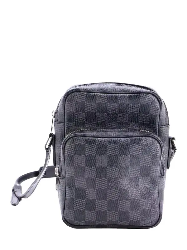 LOUIS VUITTON Damier Graphite Crossbody Bag - Black