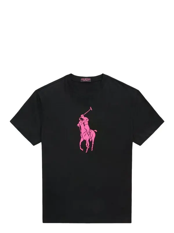 Polo Ralph Lauren Pink Pony Graphic T-shirt - Black