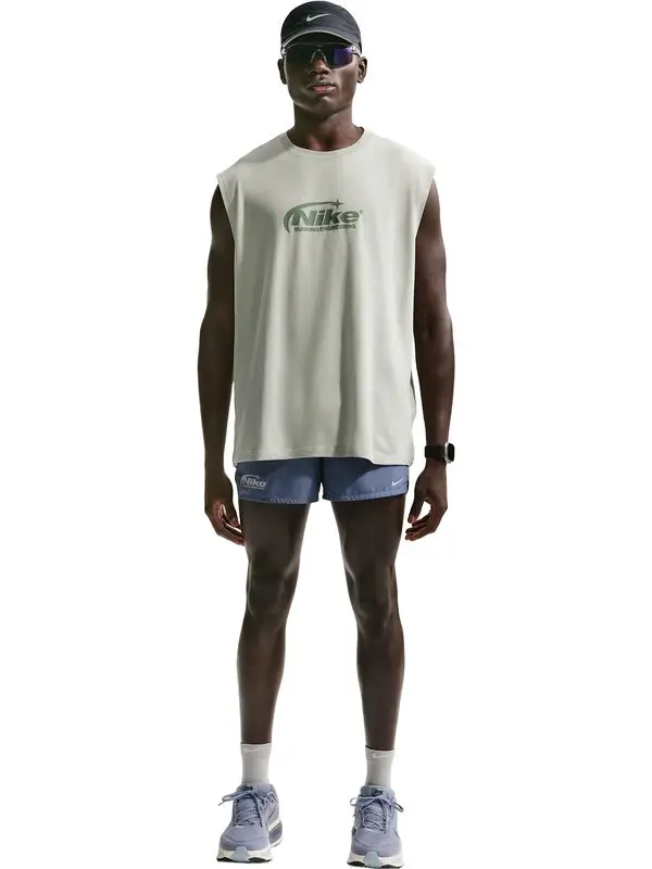 Nike Dri-fit 3" Brief-lined Running Shorts - Blue