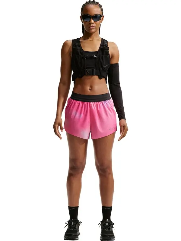 Nike Swift Dri-fit Mid-rise 2.5" Brief-lined Running Shorts - Pink
