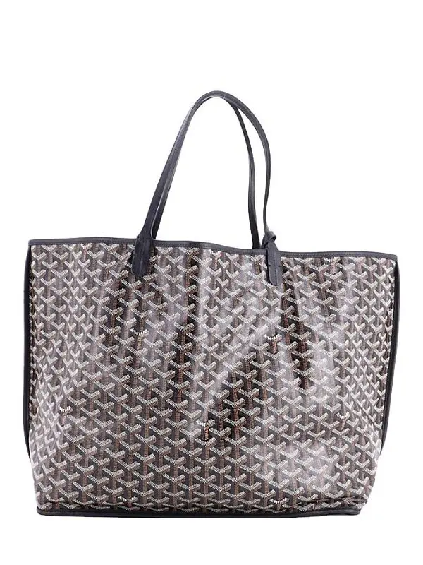 Goyard Pm Anjou Reversible Tote Coated Canvas - Black