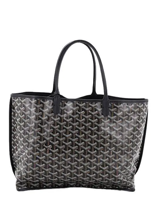 Goyard Pm Anjou Reversible Tote Coated Canvas - Black