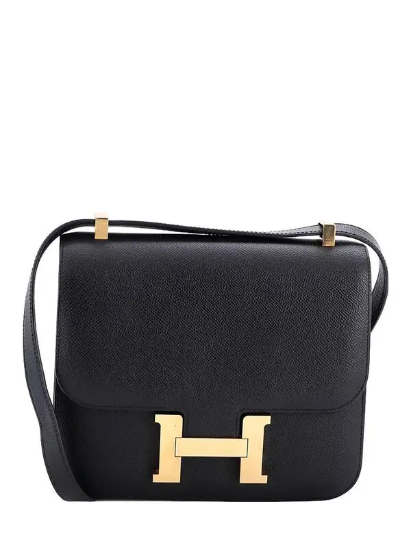 Hermès 24 Constance Bag Epsom - Black