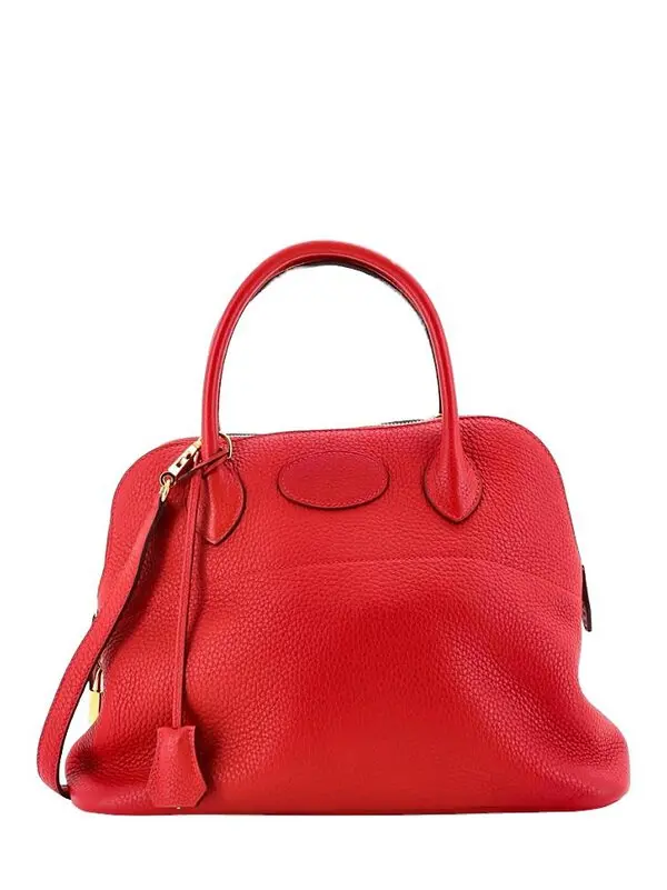 Hermès 31 Bolide Bag Clemence - Red