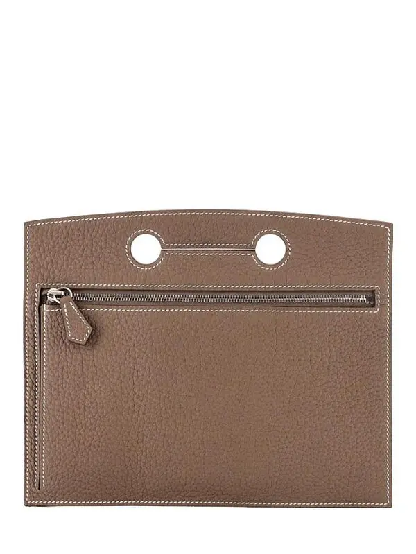 Hermès 20 Backpocket Pouch Togo - Gray