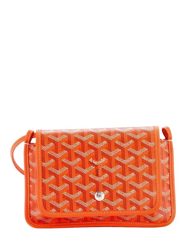 Goyard Plumet Clutch Wallet Coated Canvas - Orange