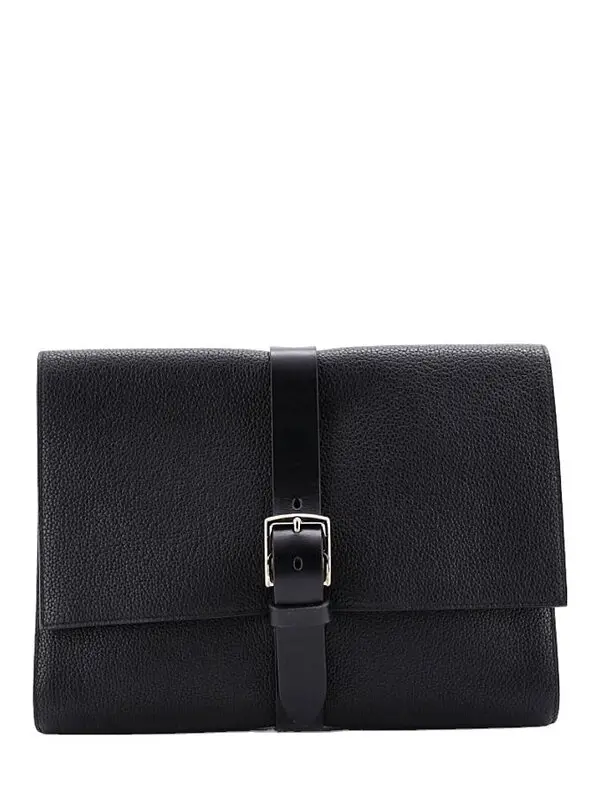 Hermès 29 Etriviere Ii Folder Pouch Togo - Black