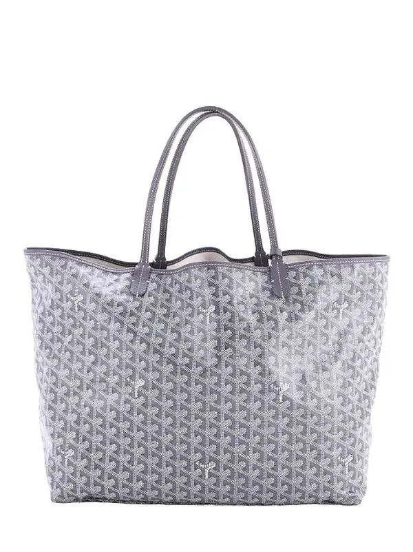 Goyard Gm Saint Louis Tote Coated Canvas - Gray
