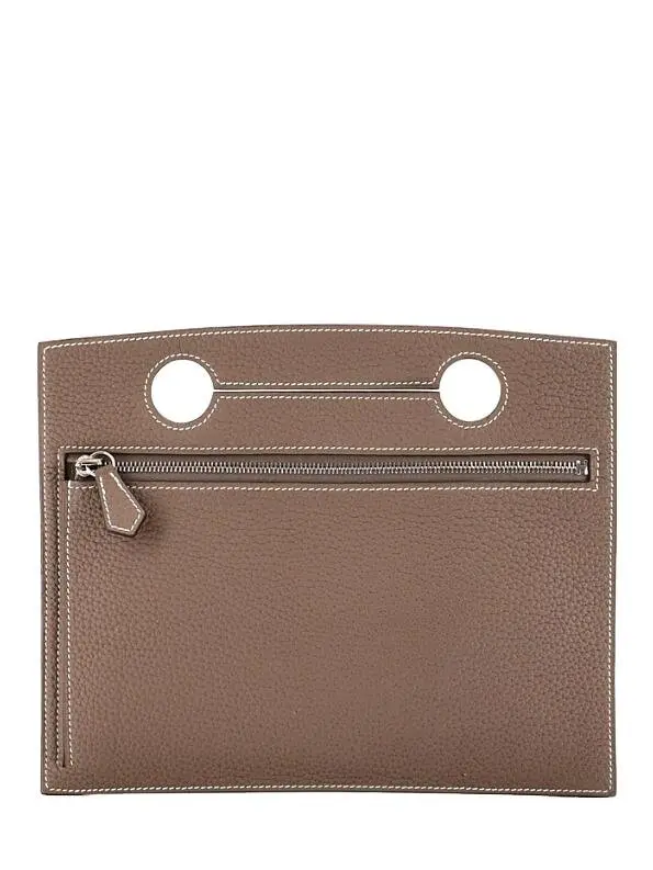 Hermès 20 Backpocket Pouch Togo - Gray