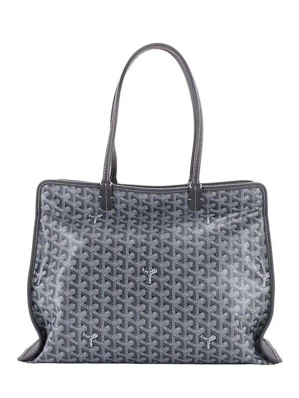 Goyard Pm Hardy Pet Carrier Coated Canvas - Gray
