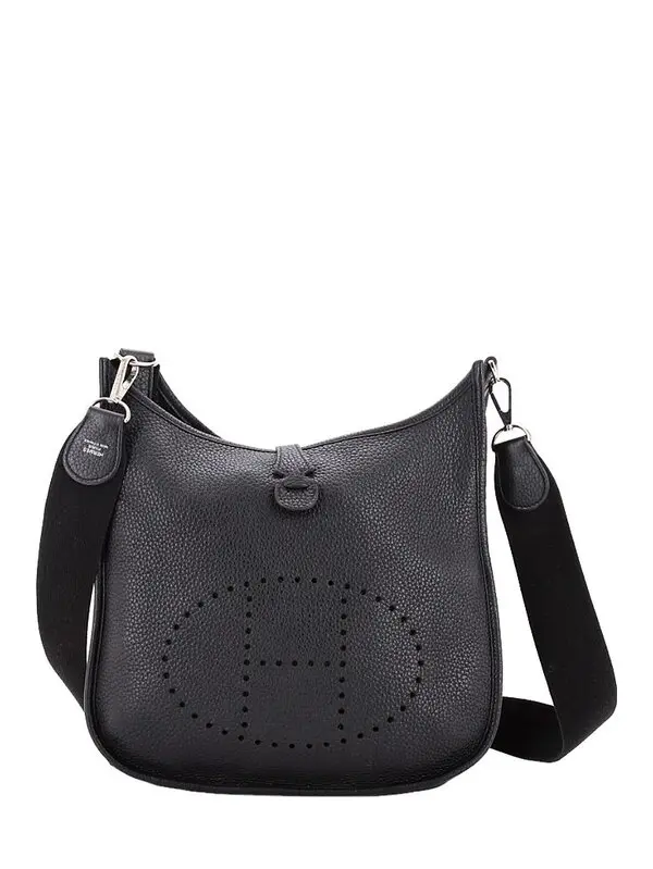 Hermès Pm Evelyne Bag Gen Iii Clemence - Black