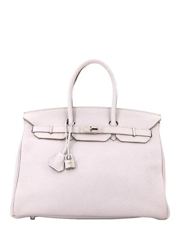 Hermès Birkin 35 Handbag Grey Togo With Palladium Hardware - Gris Perle