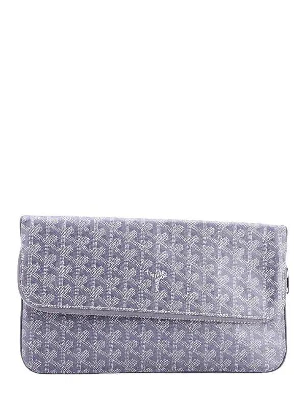 Goyard Saint Marie Clutch Coated Canvas - Gray