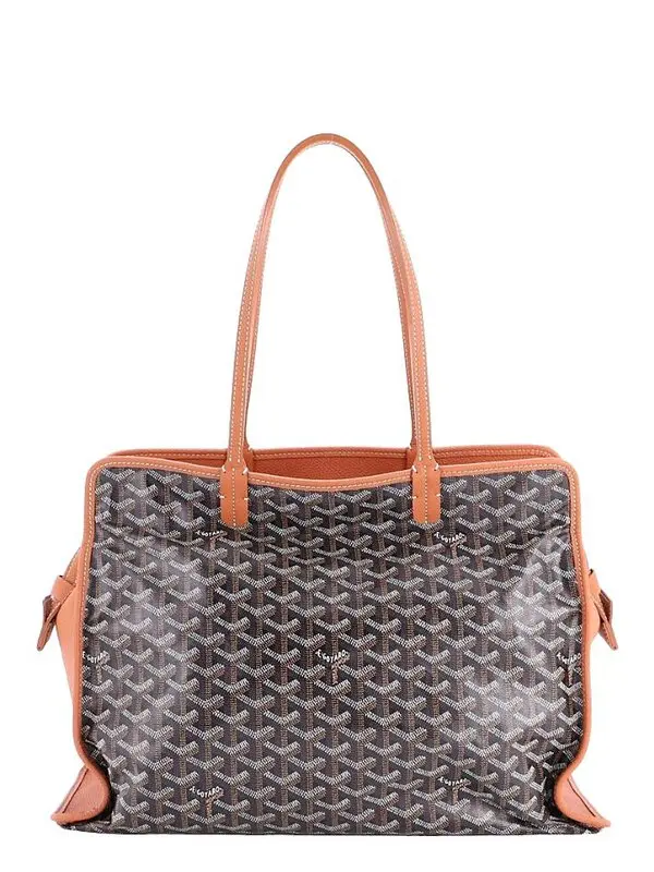 Goyard Pm Hardy Pet Carrier Coated Canvas - Brown