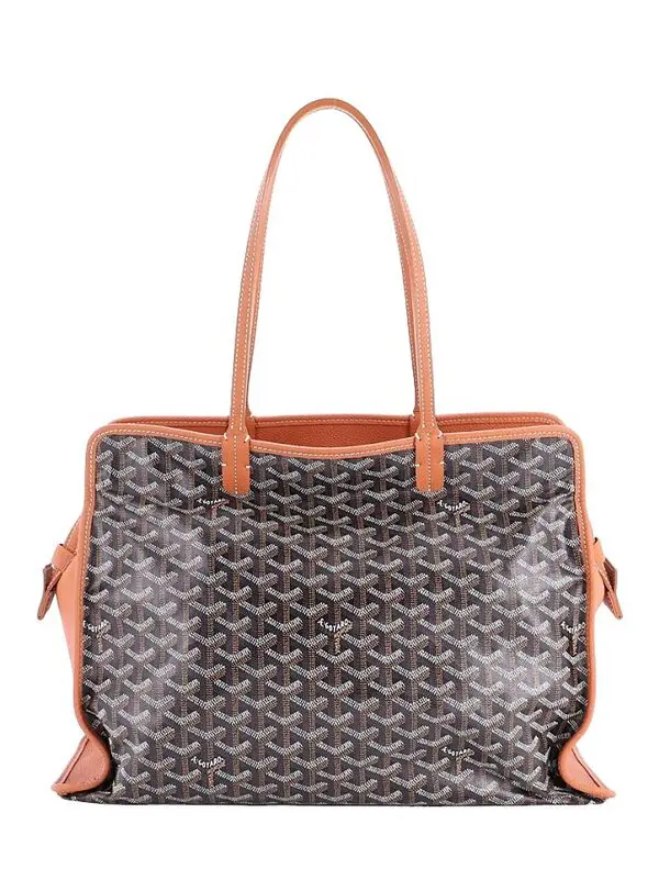Goyard Pm Hardy Pet Carrier Coated Canvas - Brown