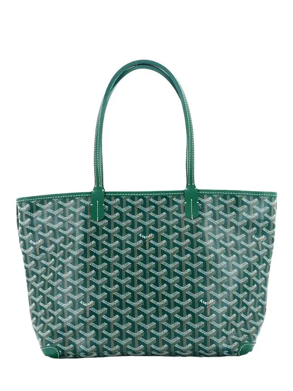 Goyard Pm Artois Tote Coated Canvas - Green