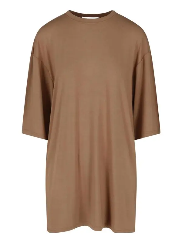 THE FRANKIE SHOP Sian" T-shirt Dress - Brown