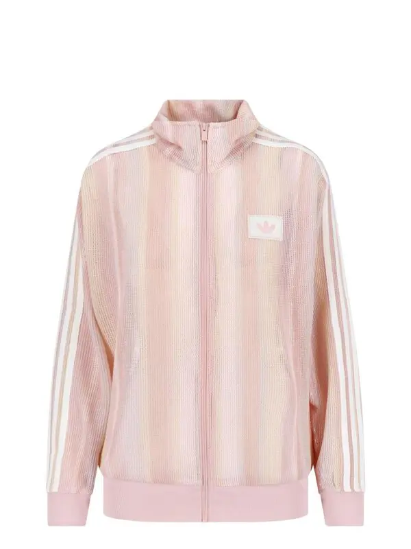 Adidas Summer Glow" Zip Hoodie - Pink