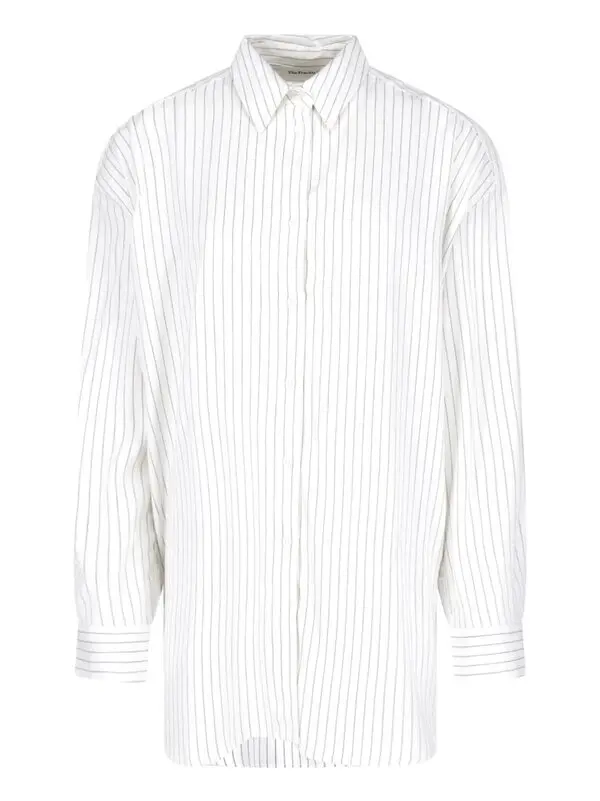 THE FRANKIE SHOP Oana" Striped Shirt - White