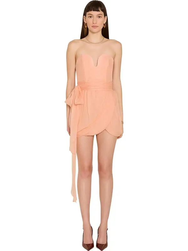 Amanda Uprichard Aurelia Dress - Creamsicle