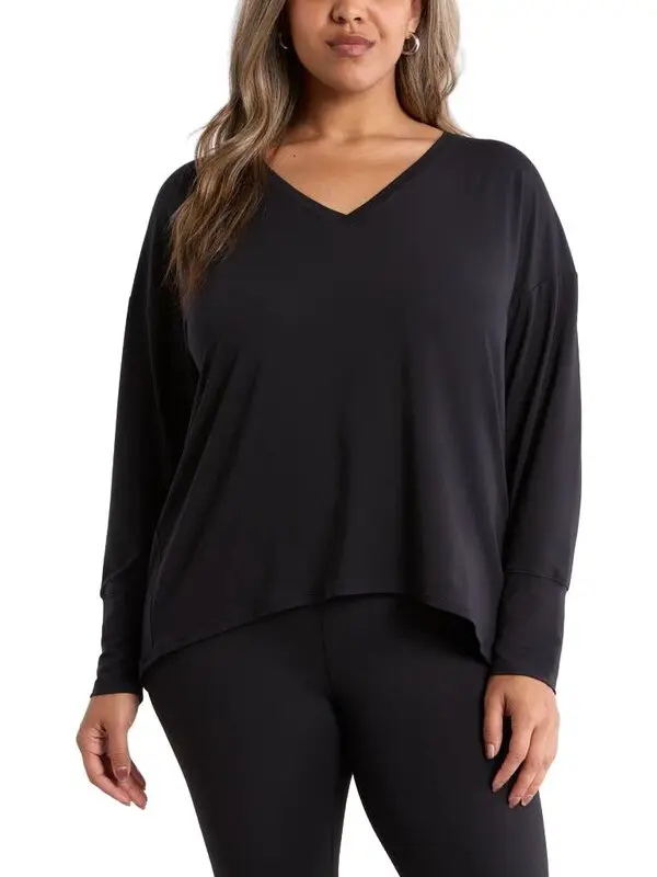Zella Breathe Long Sleeve T-shirt - Black