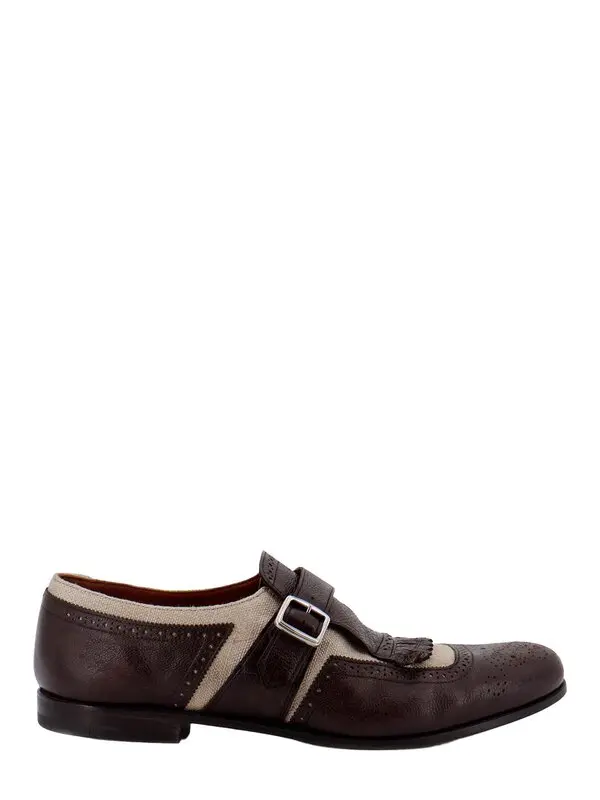 Church's Shanghai Flex Monk Strap Shoes - Brown