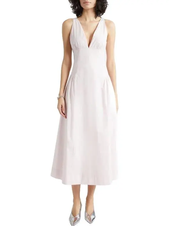 Posse Lindie Fit & Flare Midi Dress - Mauve