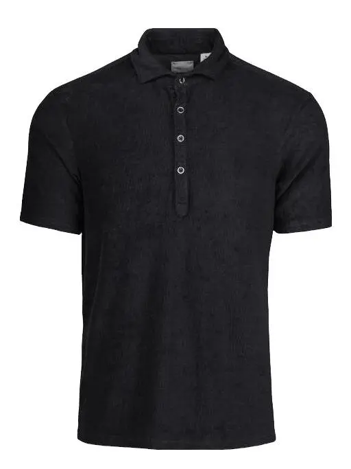 Swims Myrtos Velour Cover-up Polo - Black