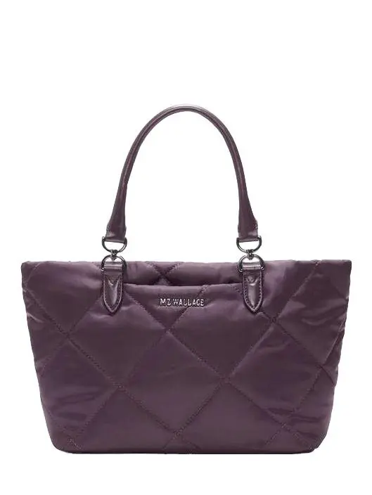 Mz Wallace Small Madison East/west Tote - Raisin