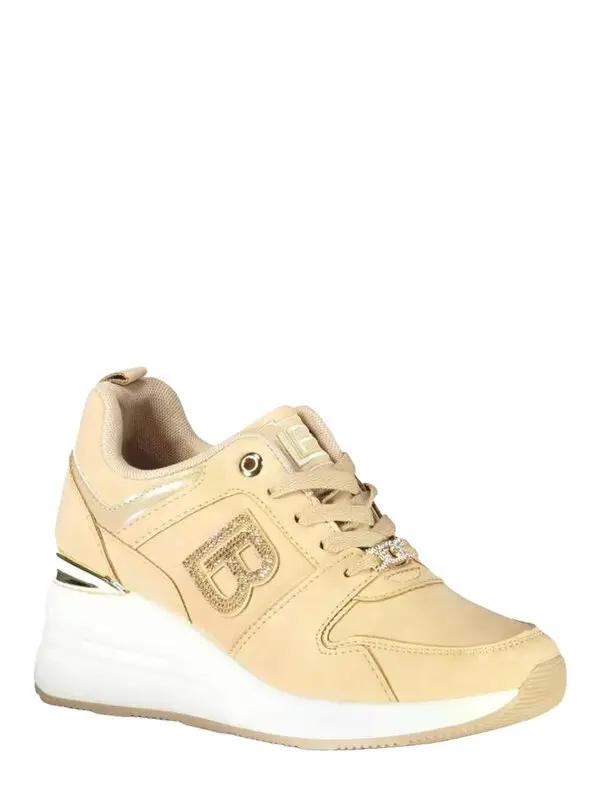 LAURA BIAGIOTTI Logo Detail Sneakers - Neutrals