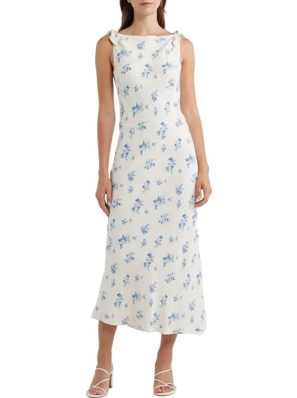 REFORMATION Sorrel Floral Midi Dress - Delicacy
