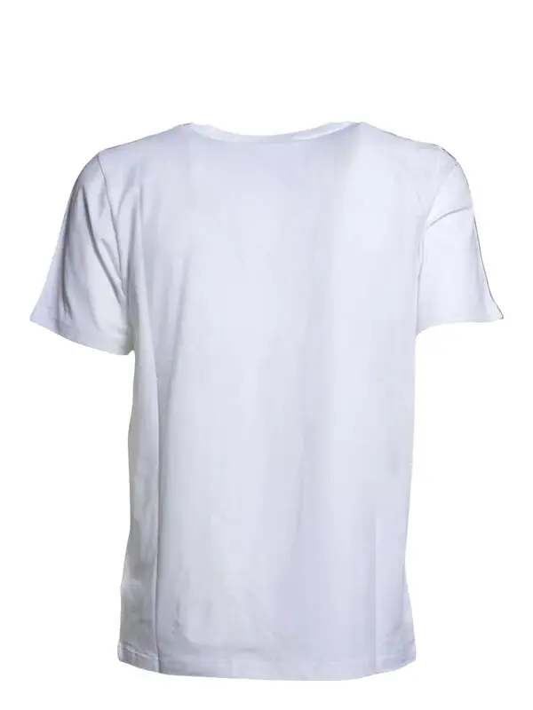 Gcds Logo-tape T-shirt - White
