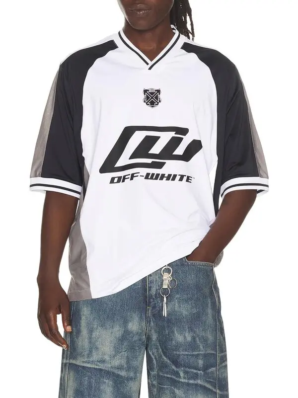 Off-White Team Soccer Jersey - White