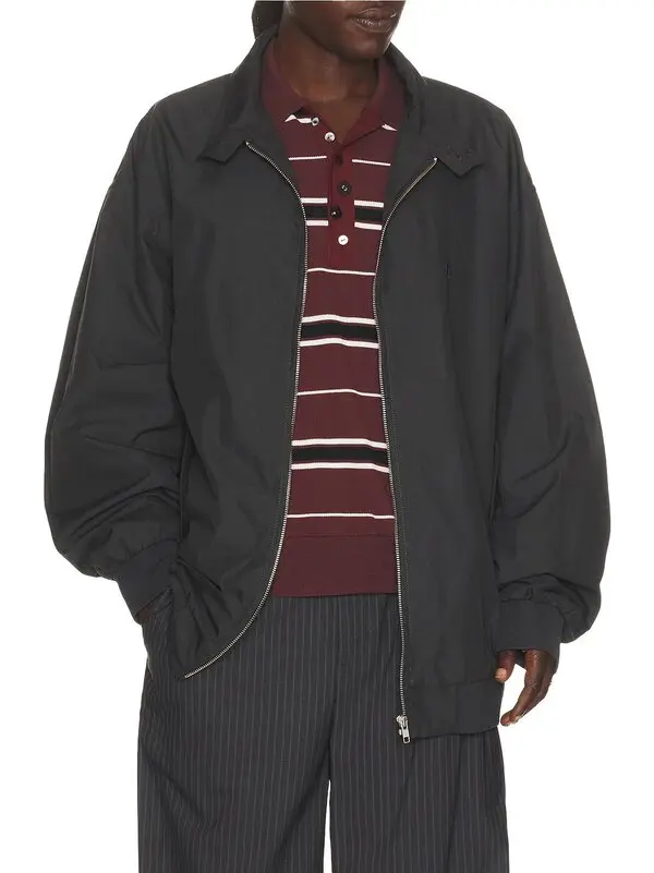 MAISON MARGIELA Lightweight Ripstop Sportsjacket - Anthracite Grey