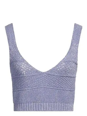 Liu Jo Knit Crop Top - Purple