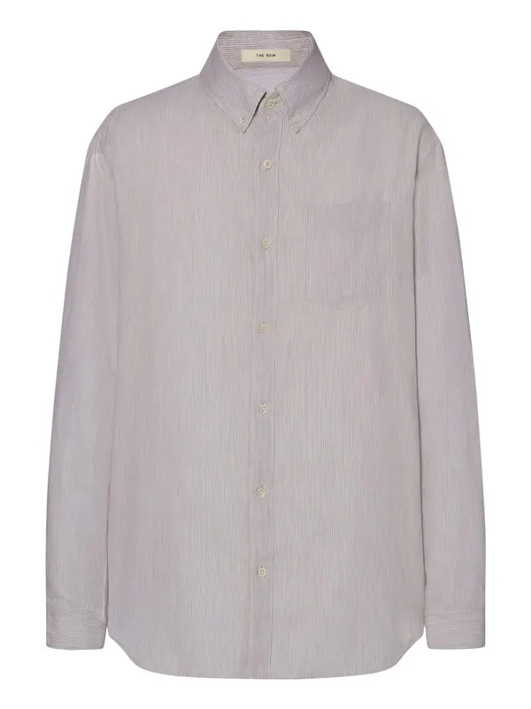 THE ROW Pompeo Shirt - Multi Stripe