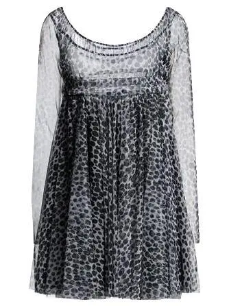 Philosophy Di Lorenzo Serafini Leopard Print Mini Dress - Black