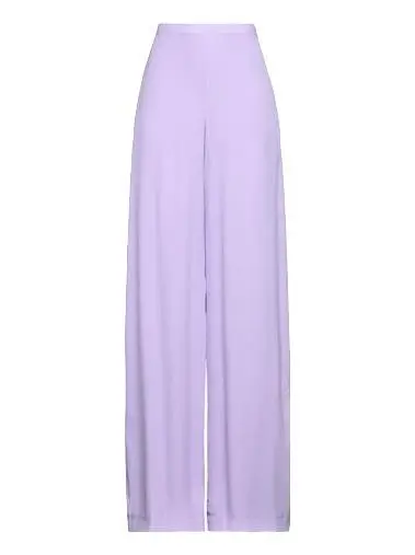 Pinko Viscose Crepe Pants - Purple