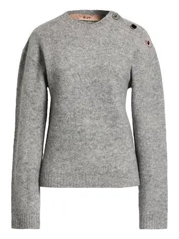 N°21 Wool Blend Sweater - Light Grey