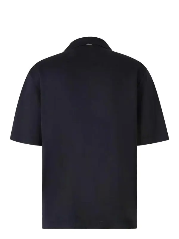Herno Short-sleeve Chest-pocket Shirt - Blue
