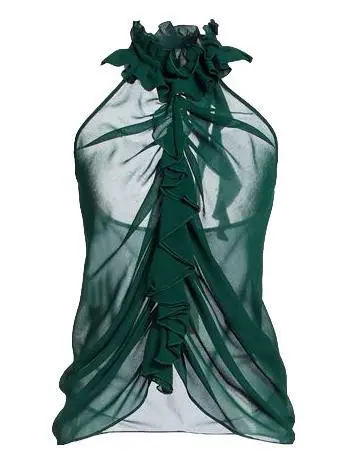 Pinko Sleeveless Crewneck Top - Green