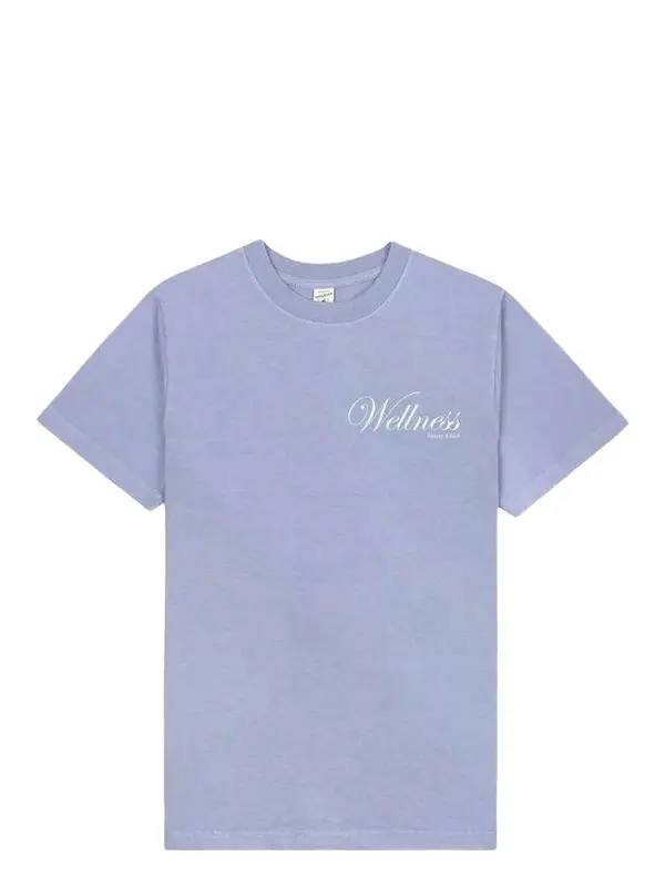 SPORTY & RICH Cotton Logo T-shirt - Blue