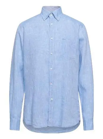 Paul & Shark Shirt Size Linen - Azure