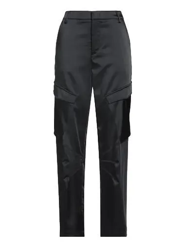 DONDUP Satin Cargo Pants - Black