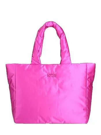 N°21 Maxi Tote Bag In Satin - Fuchsia