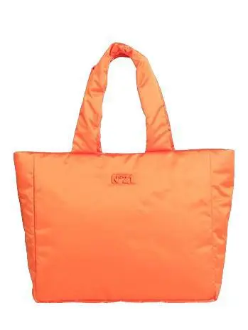 N°21 Maxi Tote Bag In Satin - Orange