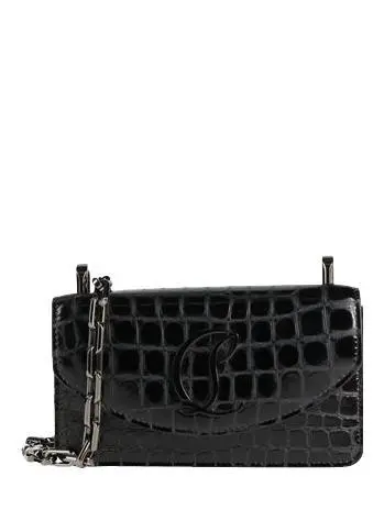 CHRISTIAN LOUBOUTIN Cross Body Bag Calfskin - Black