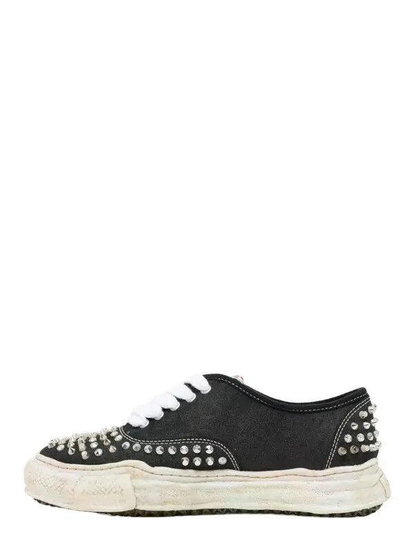 Mihara Yasuhiro Studded Lace-up Sneakers - Black