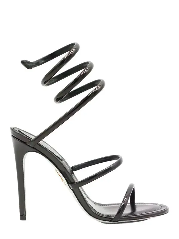 Rene Caovilla Cleo Wraparound Sandals - Black