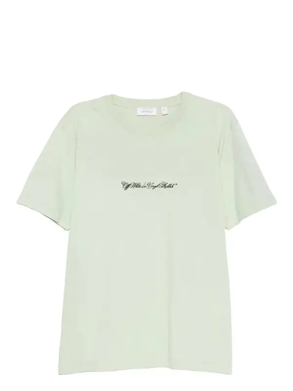 Off-White Logo-print Arrows T-shirt - Green